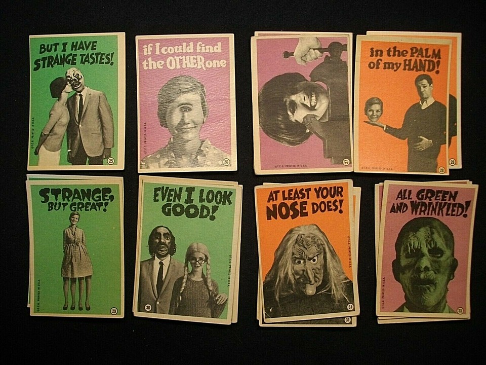 1965 Topps MONSTER GREETING cards QUANTITY U PICK READ DESCRIPTION FOR ...