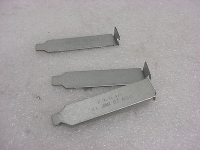 LOT OF THREE Dell 0tc371 tc371 low profile card bracket sff | eBay
