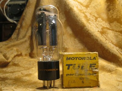 Single Motorola RCA 5Z3 Vacuum Tube Black Plates Bitmatic Tested Coke ...