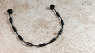 LEGO Climbing Rope BLACK 21L Grips and Connecting Studs on Ends Rescue ...