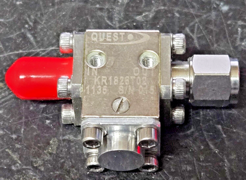 Quest Microwave KR1828T02 isolator 18-28 GHz TESTED 20dB iso, less than ...