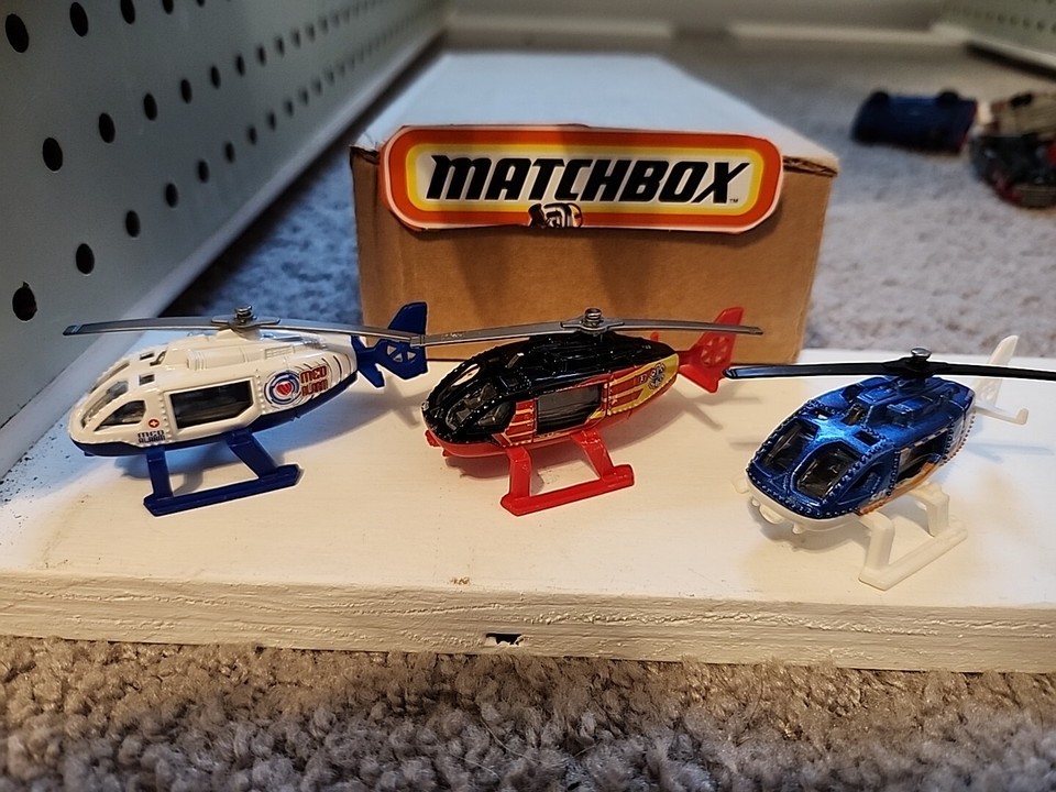 Matchbox Rescue Helicopter Lot Of 3 Loose | eBay
