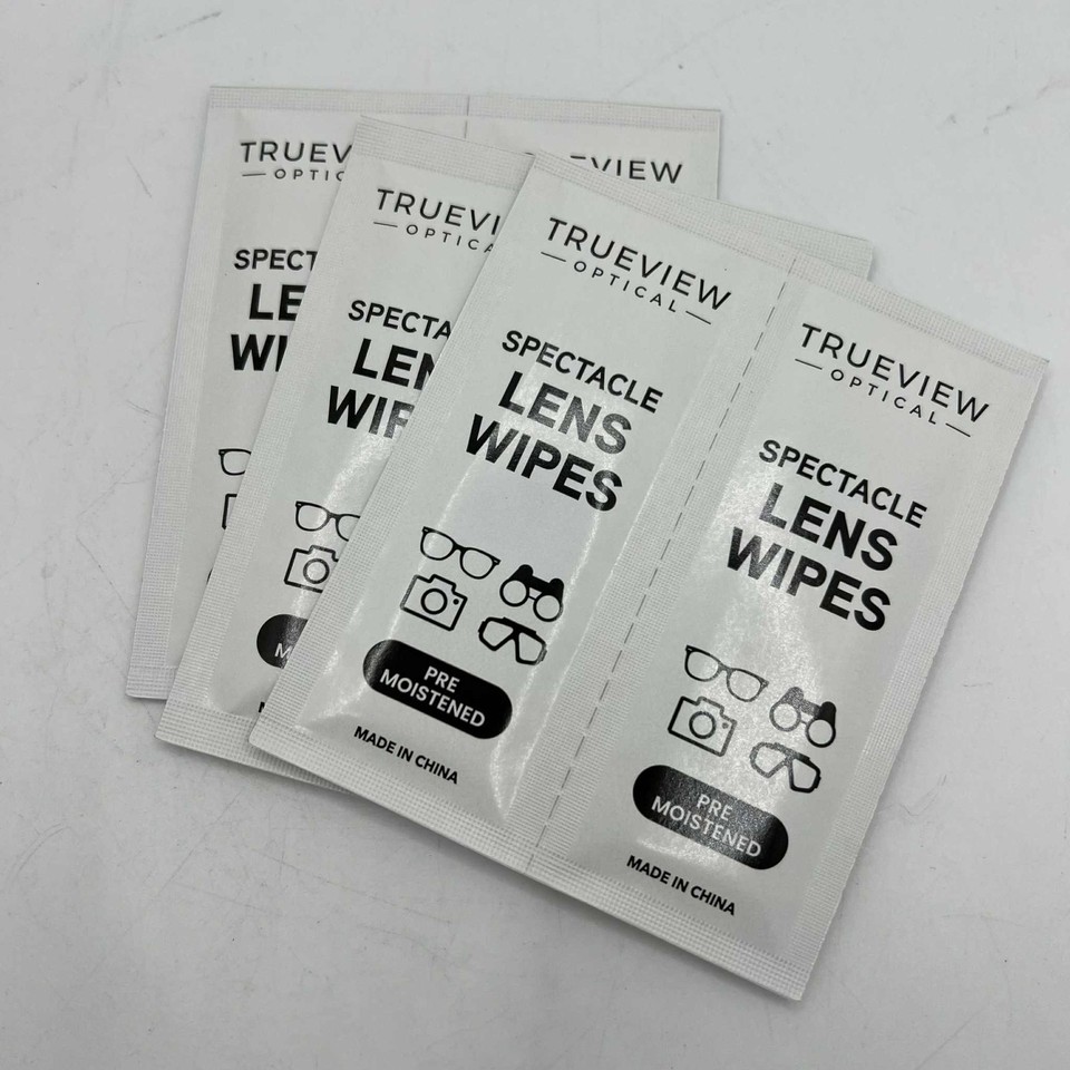 Viewpoint Optical Spectacle Lens Wipes 3 Pack 60 Wipes for Glasses ...