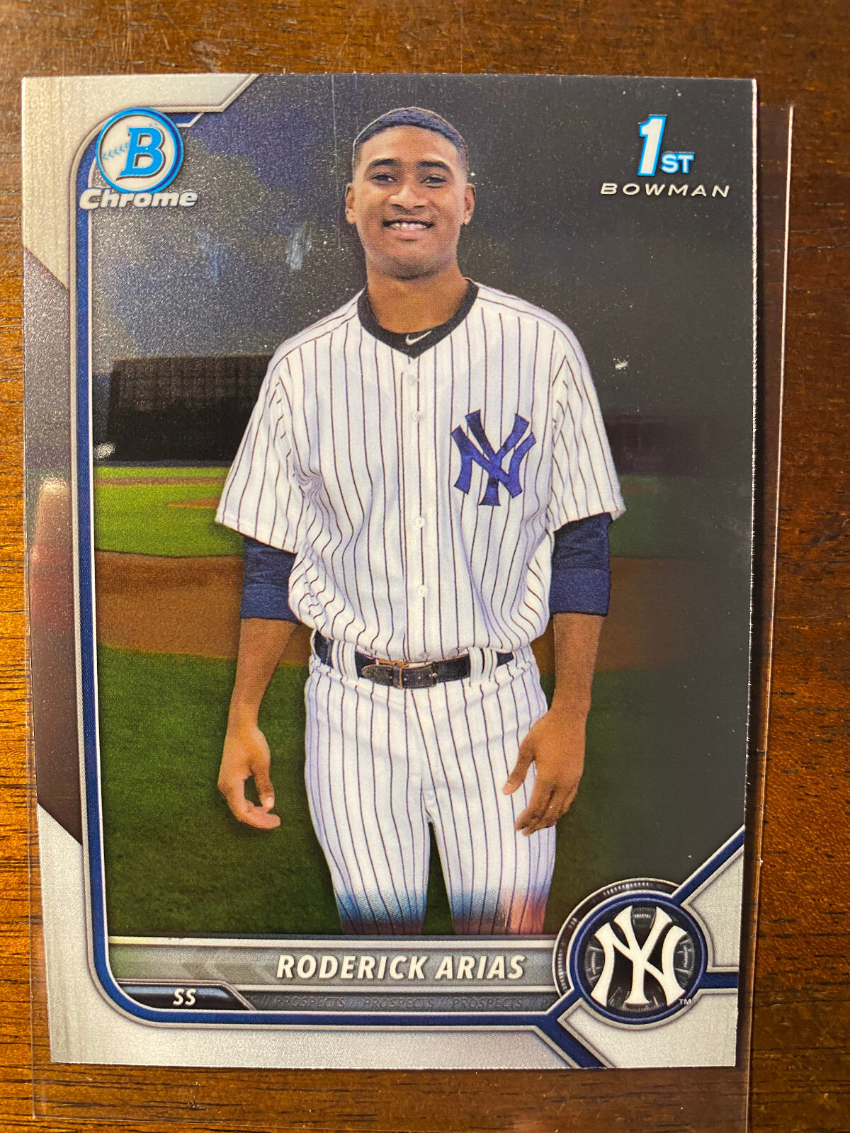 2022 Bowman Chrome Roderick Arias #BCP-153 1st Prospect New York ...