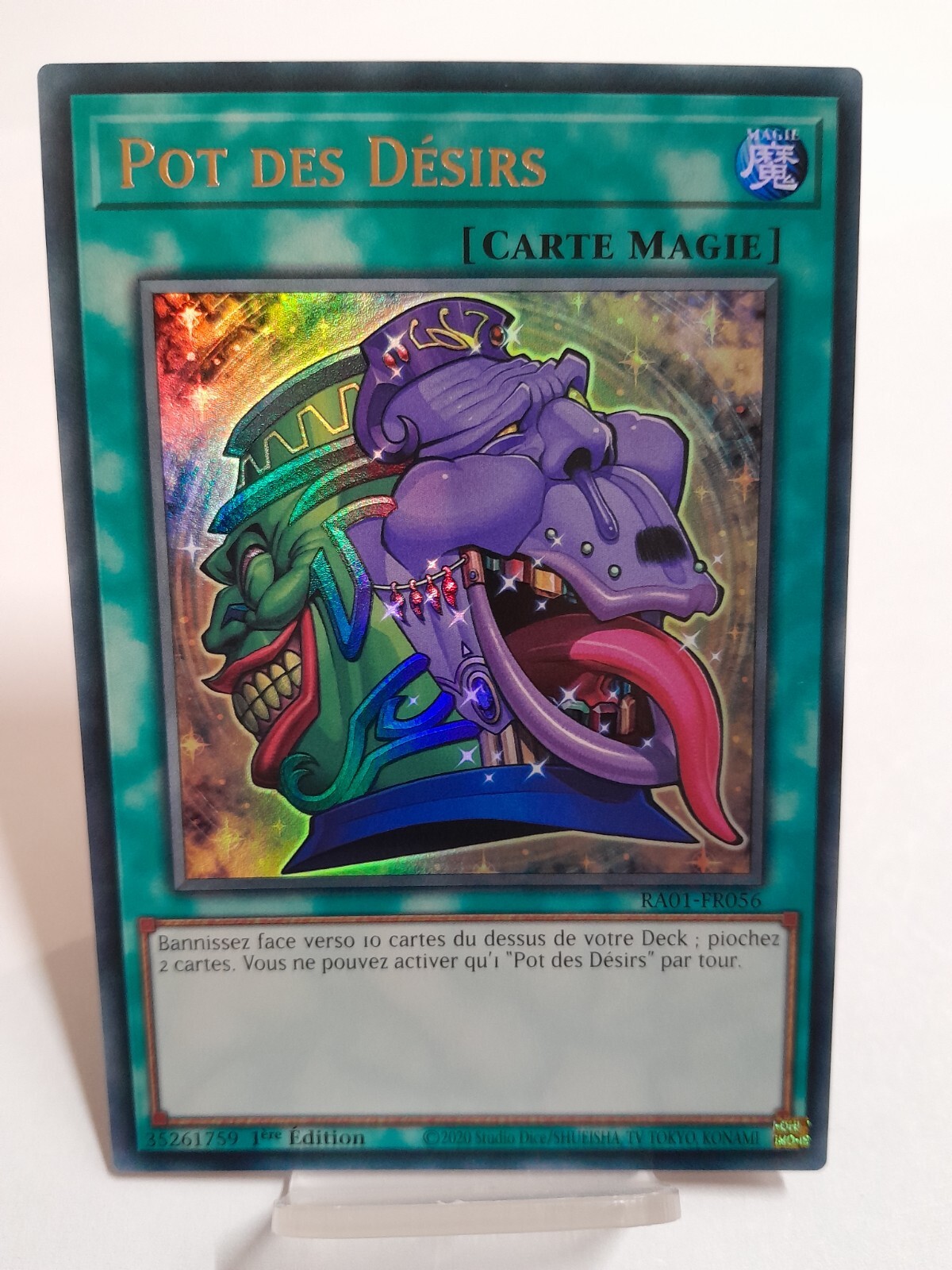 Yu-Gi-Oh! Pot des Désirs : UTRA RARE RA01-FR056 | eBay