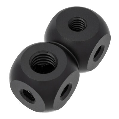 Sturdy 1/4" 3/8" Dual Cubic Mount Bracket Camera Extension Arm Tripod ...