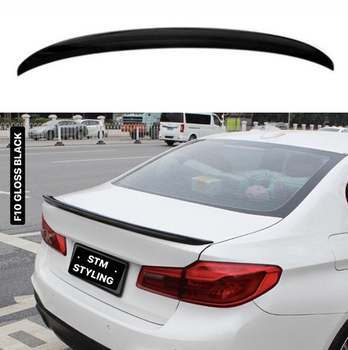 BMW 5 SERIES F10 REAR BOOT SPOILER TRUNK LIP M P SPORT 10-16 GLOSS ...