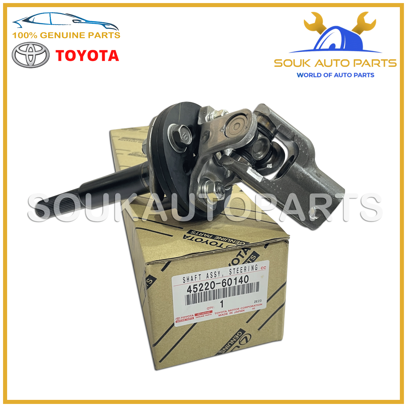 45220-60140 Genuine Toyota SHAFT ASSY, STEERING INTERMEDIATE 4522060140 ...