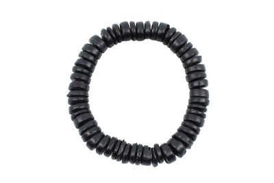 Coconut Shell Bracelet - 7", Black Coconut Shell (Thick), Hawaiian ...