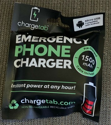 ChargeTab Emergency Phone Charger - Micro USB Android Compatible | eBay
