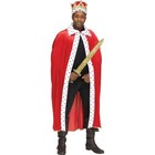 Full Length Deluxe Red King Cape Robe and Crown | eBay