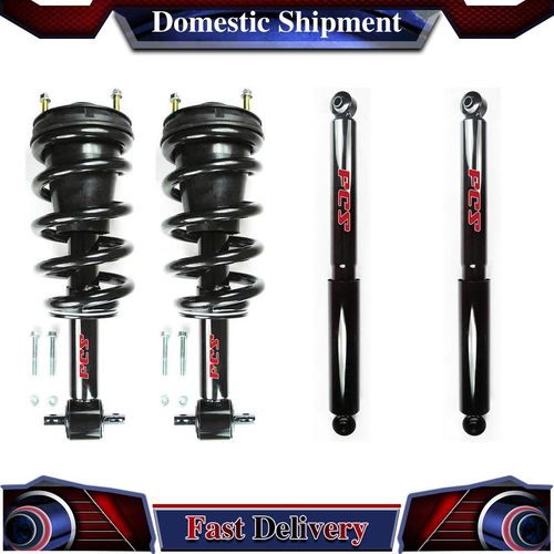 Front Rear Shocks Struts for 2007-2013 Chevy Silverado GMC Sierra 1500 ...