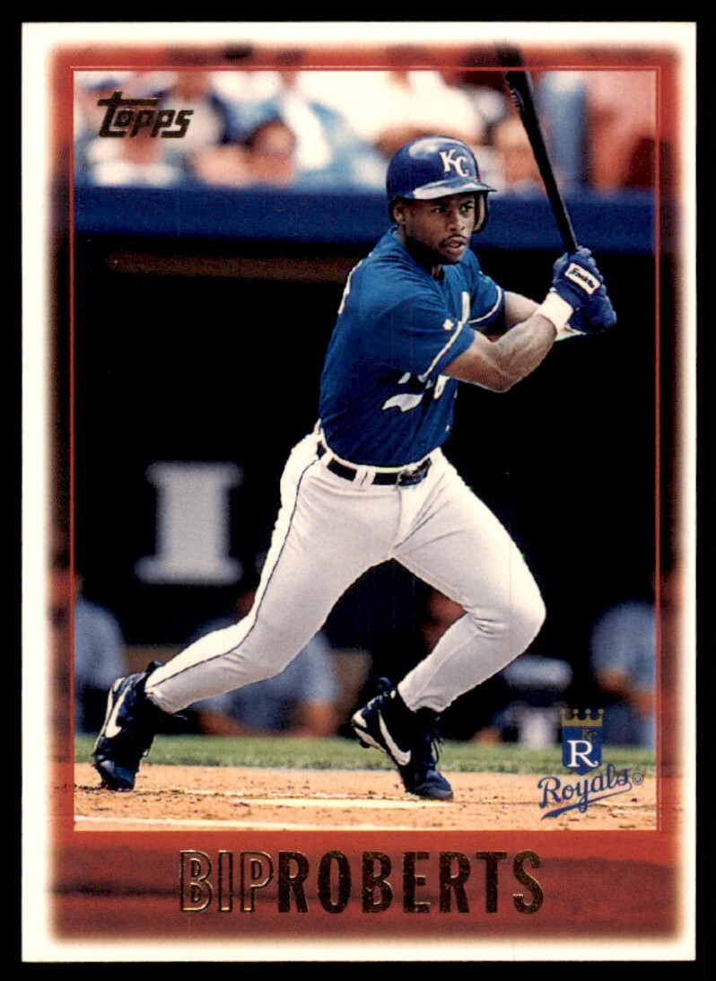 1997 Topps Bip Roberts Baseball Card Kansas City Royals #55 | eBay