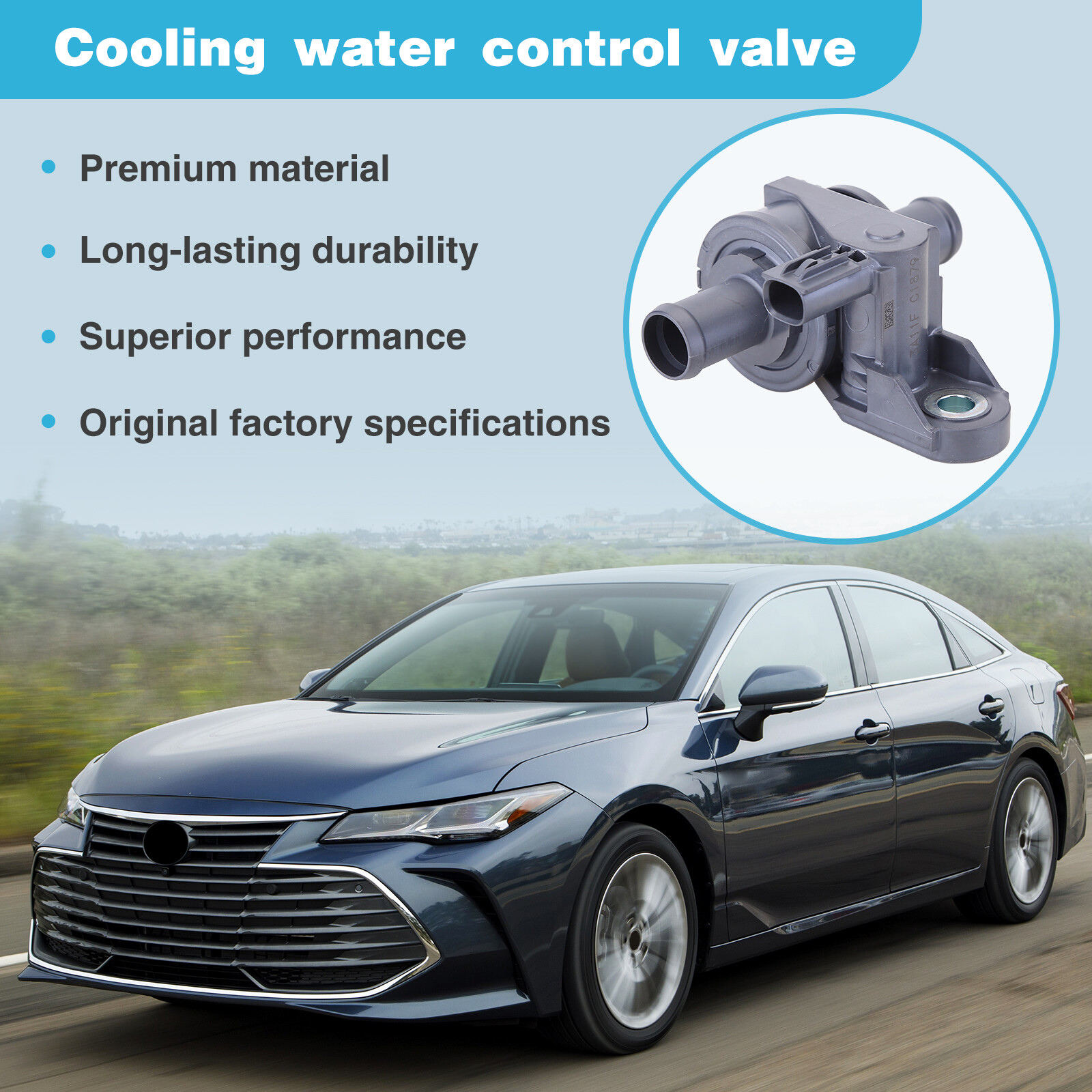 16671-F2020 16671-24020 Coolant Flow Control Valve For 18-21 Toyota ...