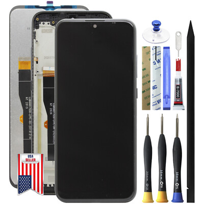 OEM LCD Screen Touch Screen Digitizer Frame For AT&T Radiant Max 4G ...