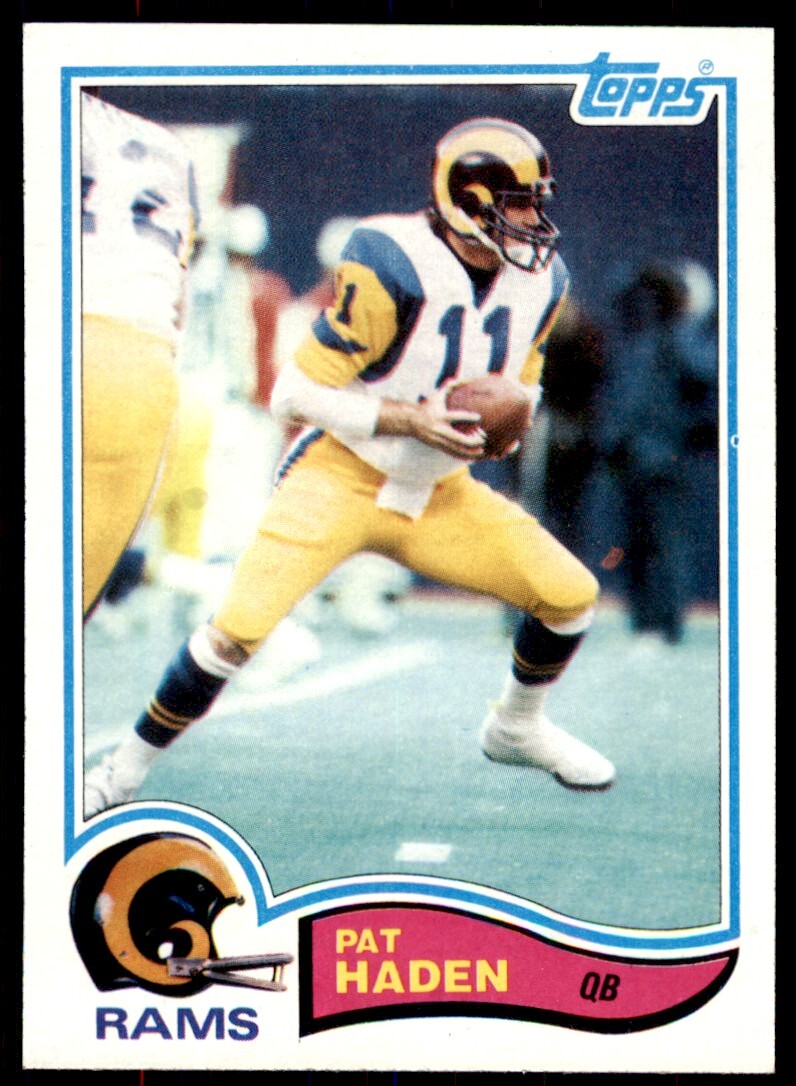 1982 Topps Pat Haden . Los Angeles Rams #377 | eBay