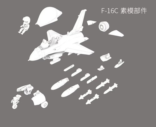 Cute Version USN F-16C Fighter Jet 3D Printed Static Models | eBay