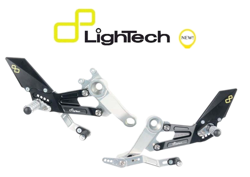 LIGHTECH Marchepieds Arriéré Réglable Peg Articulé Aprilia Rs 660 2020 ...