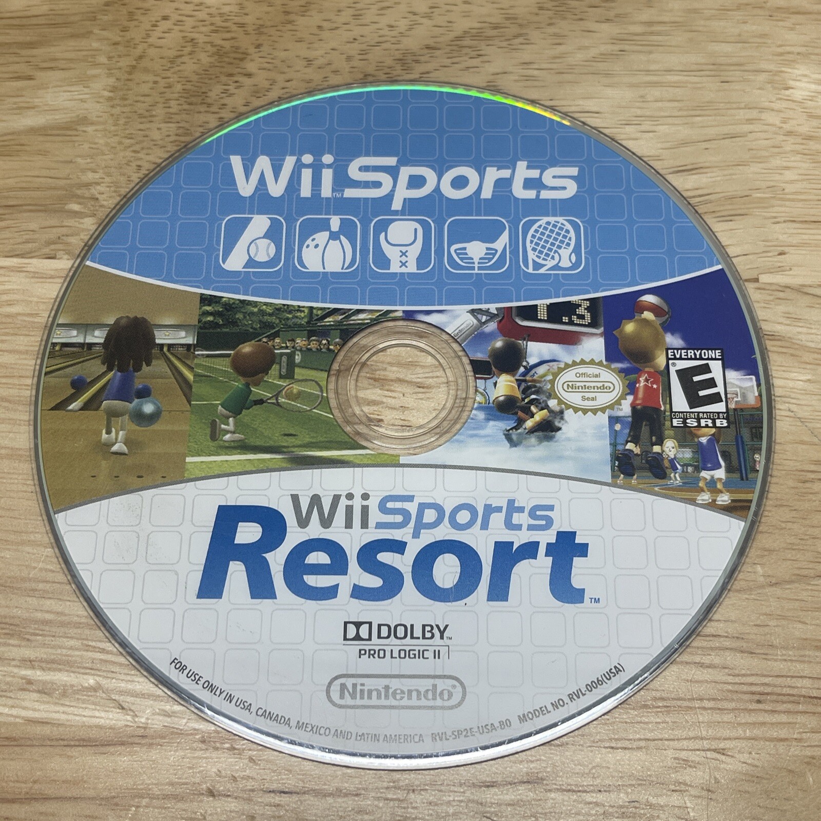 Wii Sports & Wii Sports Resort 2-in-1 Combo (Nintendo Wii) - Disc Only ...
