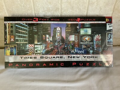 Times Square New York City Jigsaw Puzzle Panoramic 750 Piece Buffalo ...
