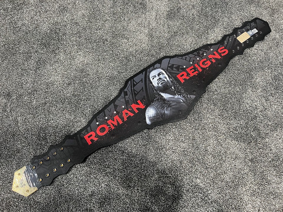 ROMAN REIGNS Autograph SIGNED WWE 1316 Days Tribal Chief Champion Belt ...