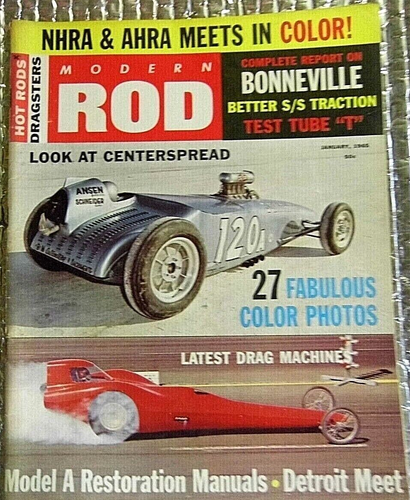 Modern Rod Magazine January 1965 27 Fabulous Color Photos / Latest Drag ...