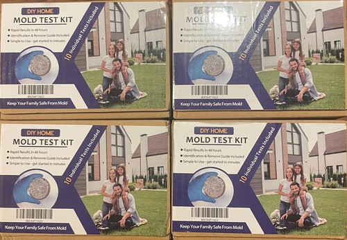Lot of 4 Mold Testing Kit with 10 Individual Tests - DIY Mold Test Kit ...