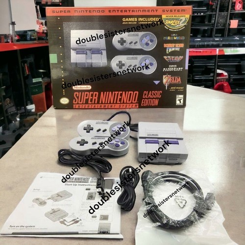 Super Nintendo Entertainment System SNES Classic (BEAWARE OF FAKE FROM ...