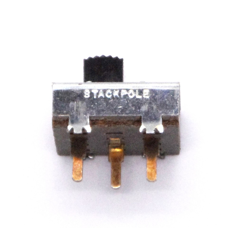 Stackpole SPDT Slide Switch PCB Mount 1 Amp at 125v AC and .5 Amp at ...