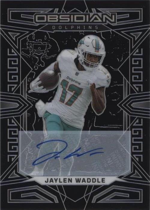 2023 Panini Obsidian - Jaylen Waddle #59 Signatures (AU) for sale ...