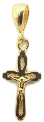 Cross Clechee 2 With Jesus Christ Pendant 14k Yellow Gold!! | eBay