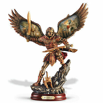 Bradford Samael Wrath of God Angel Cold Cast Bronze Sculpture Archangel ...