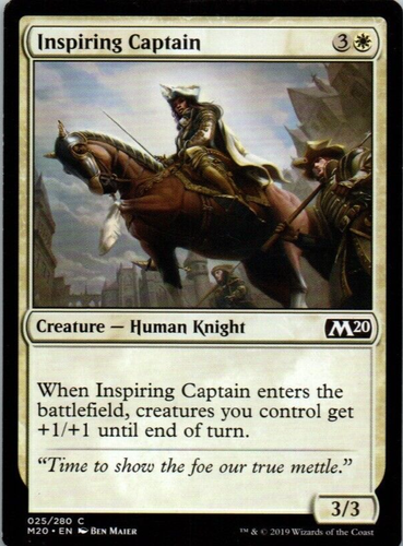 Inspiring Captain - Creature - Human Knight - Magic the Gathering ...