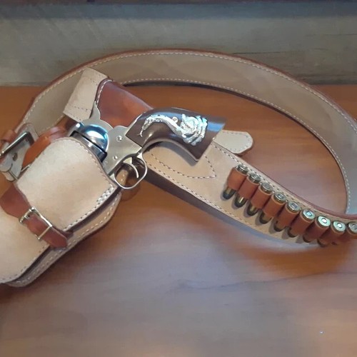 HOLSTER GUN BELT " BLONDIE " EASTWOOD SPAGHETTI WESTERN CFDA ANDY ...