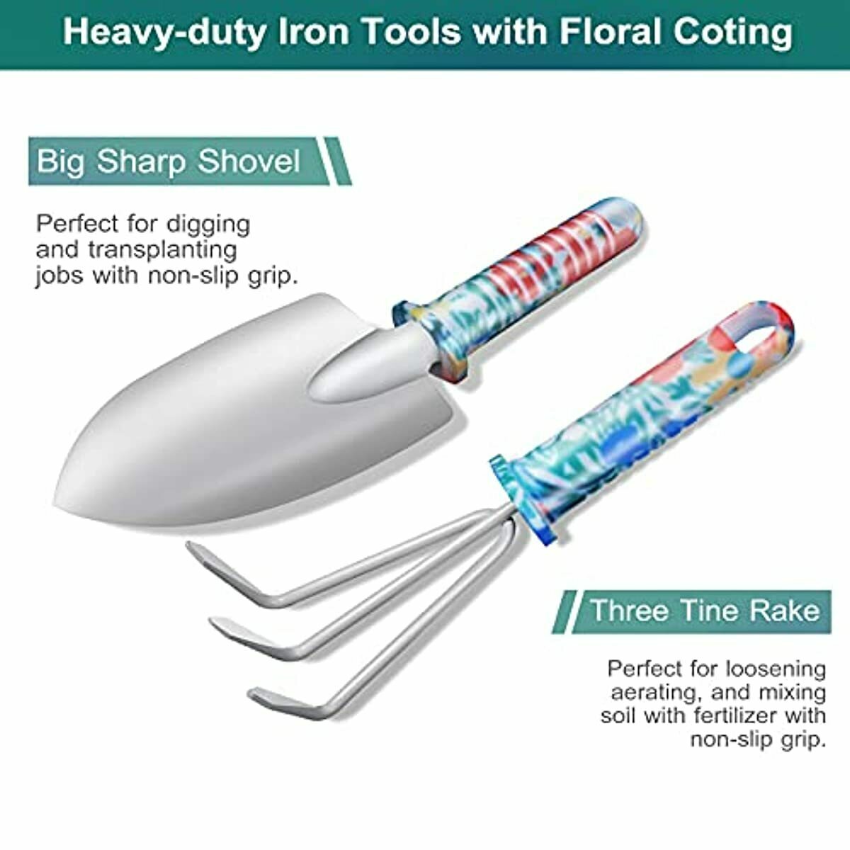 Best Garden Tool Set Gardening Starter Kit Accessories with Gloves ...