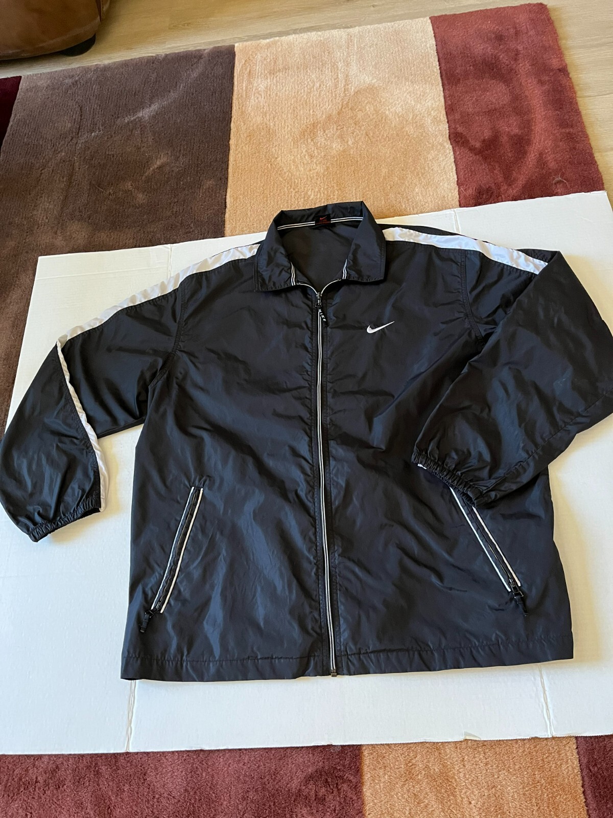 Nike Windbreaker Men's Full Zip Up Jacket Size XL RN#56323 | eBay