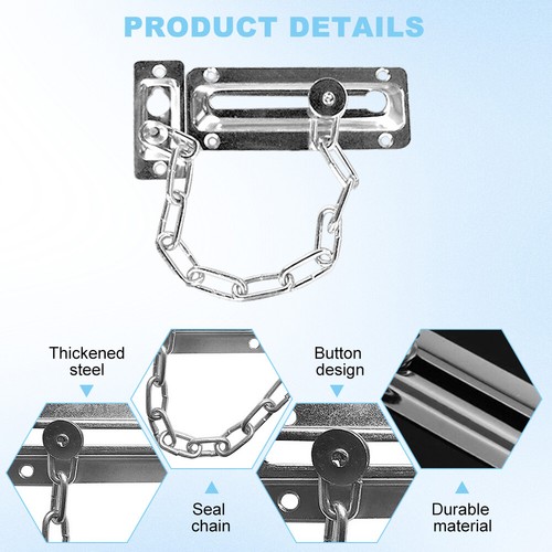 Limiter Steel Front Home Security Hotel For Internal Door Chain Lock ...