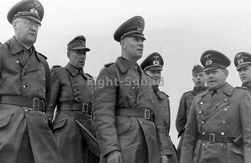WW2 Picture Photo France 1944 German Army Captain Lang Field Marshal ...