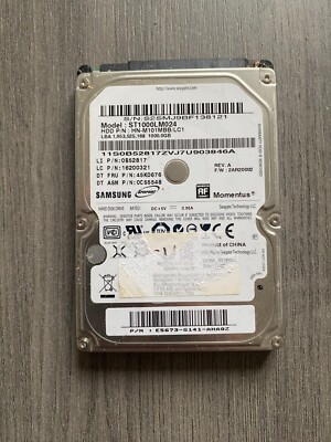 Seagate Momentus ST1000LM024 1TB 2.5" Laptop Hard Drive SATA HDD (ref17 ...