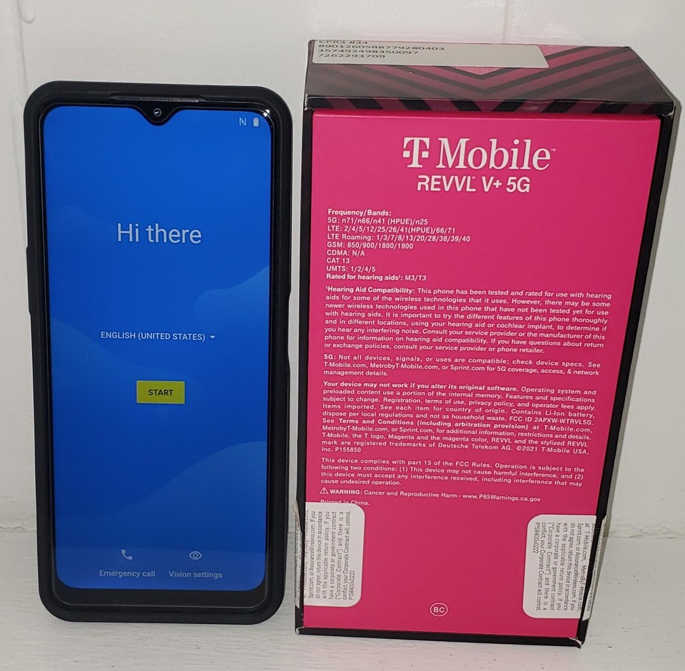 T-Mobile REVVL V+ 5G Phone Preowned 64gb Phone - Good Condition | eBay