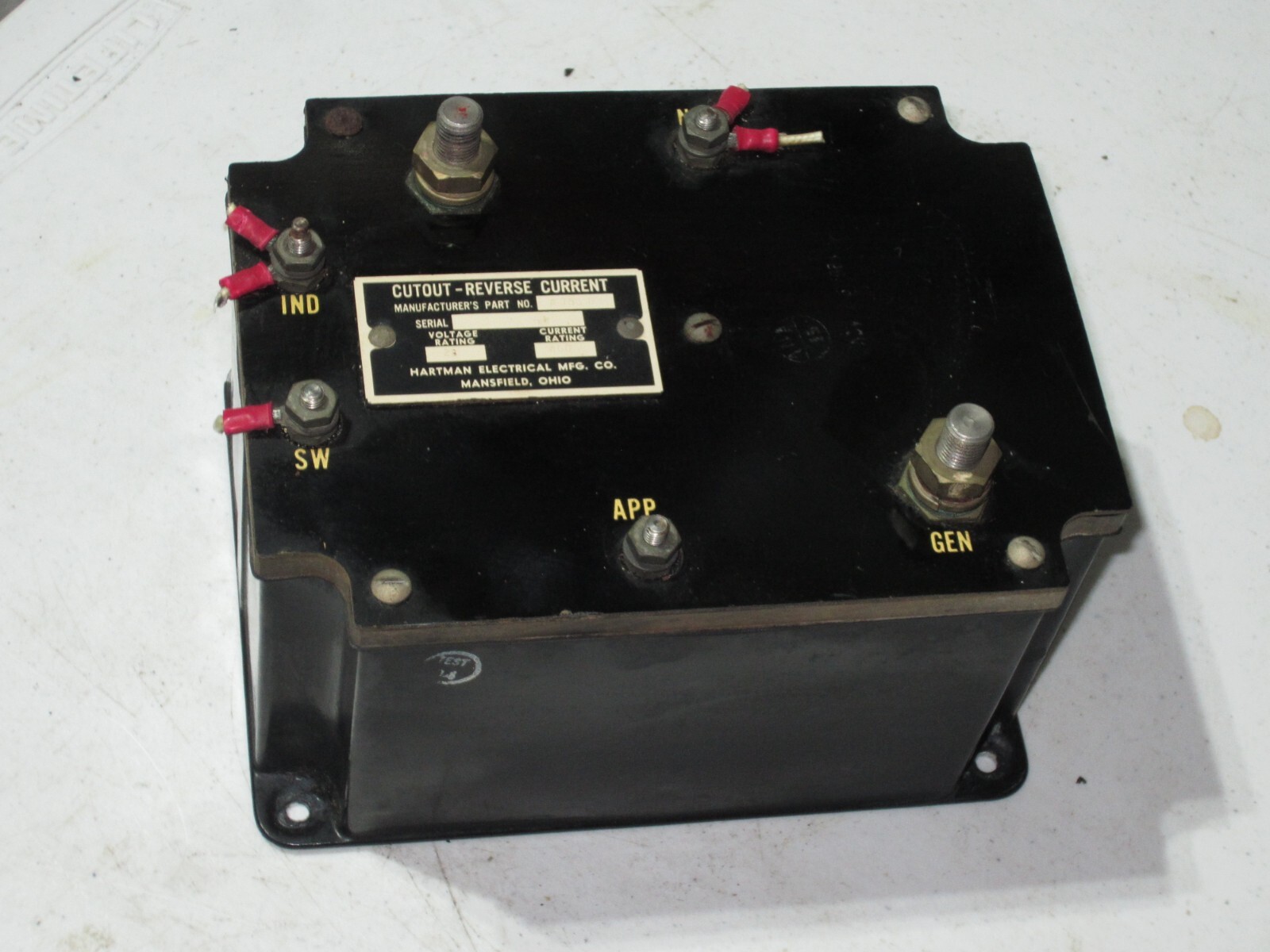 Reverse Current Relay Hartman A-750-D Relay | eBay