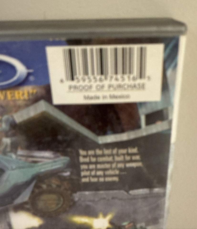 Halo: Combat Evolved Microsoft Xbox Platinum Hits Video Game Disc and ...