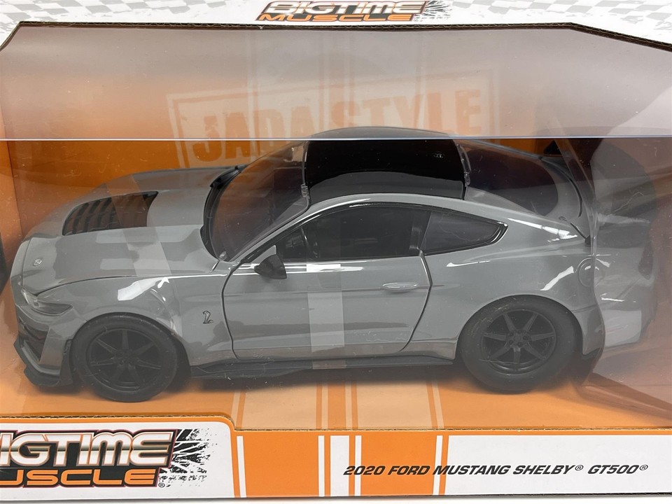 Ford Mustang Shelby GT500 2020 Gris Big Time Muscle Échelle 1:24 Jada ...