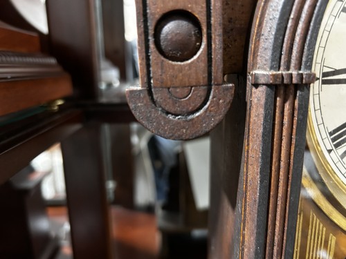 1886 ANTIQUE WATERBURY, CONNECTICUT SHELF /PARLOR CHIME CLOCK 8-DAY ...