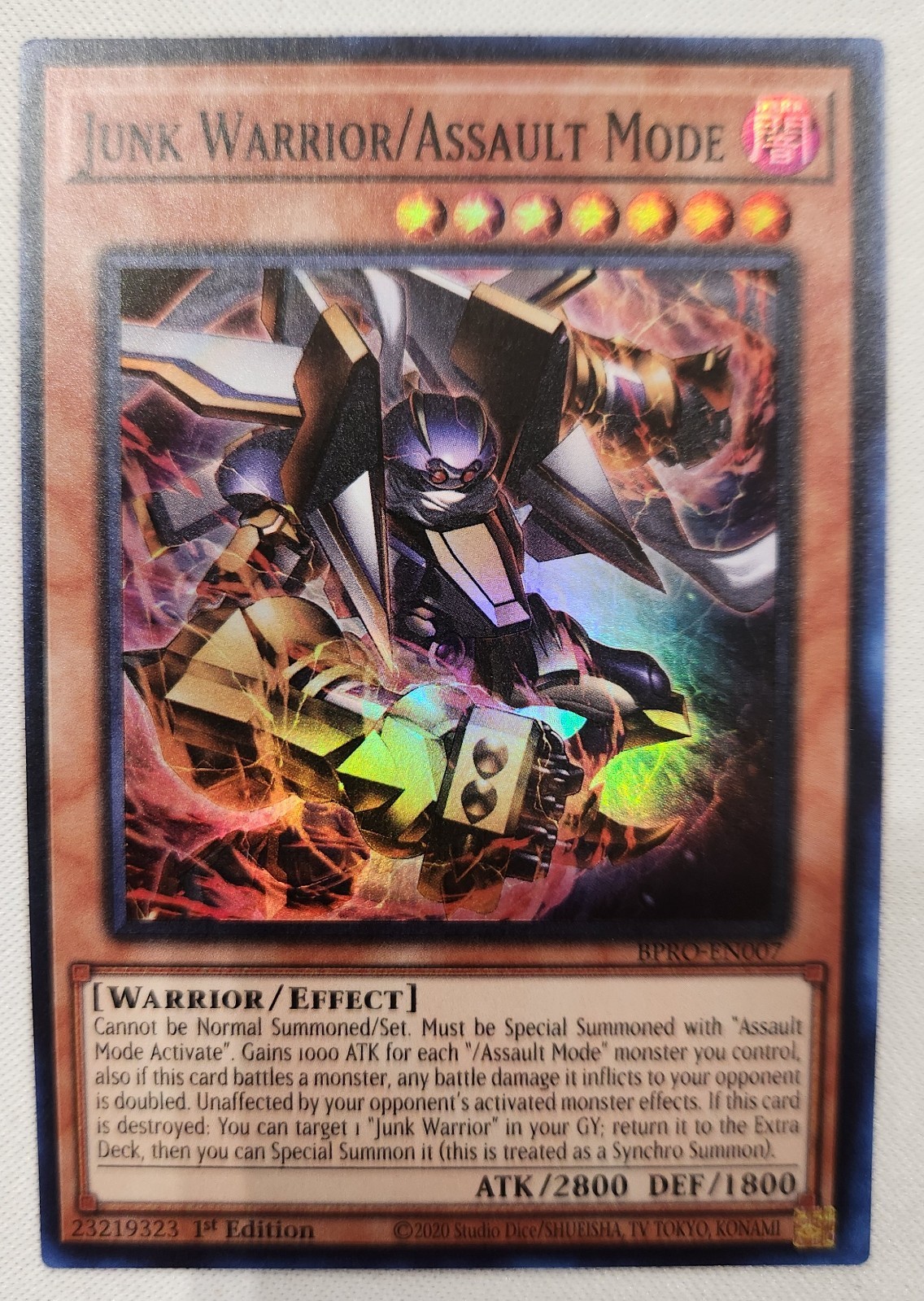 Yu-Gi-Oh [x1] Junk Warrior / Assault Mode [x1] BPRO-EN007 M/NM | eBay