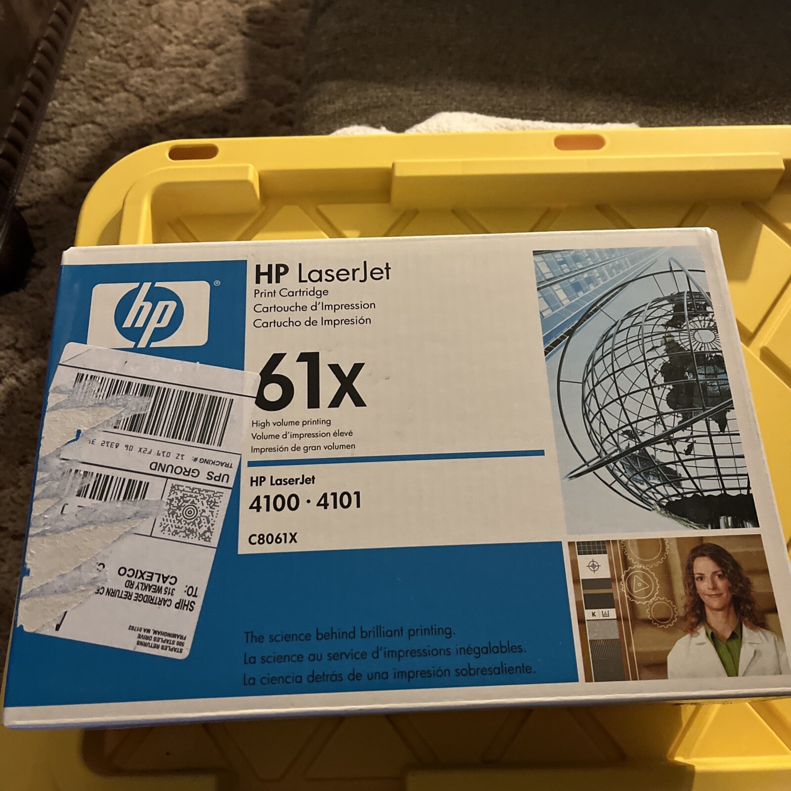 GENUINE HP C8061X 61X BLACK TONER SEALED 4100 4100MFP 4101MFP *FAST ...