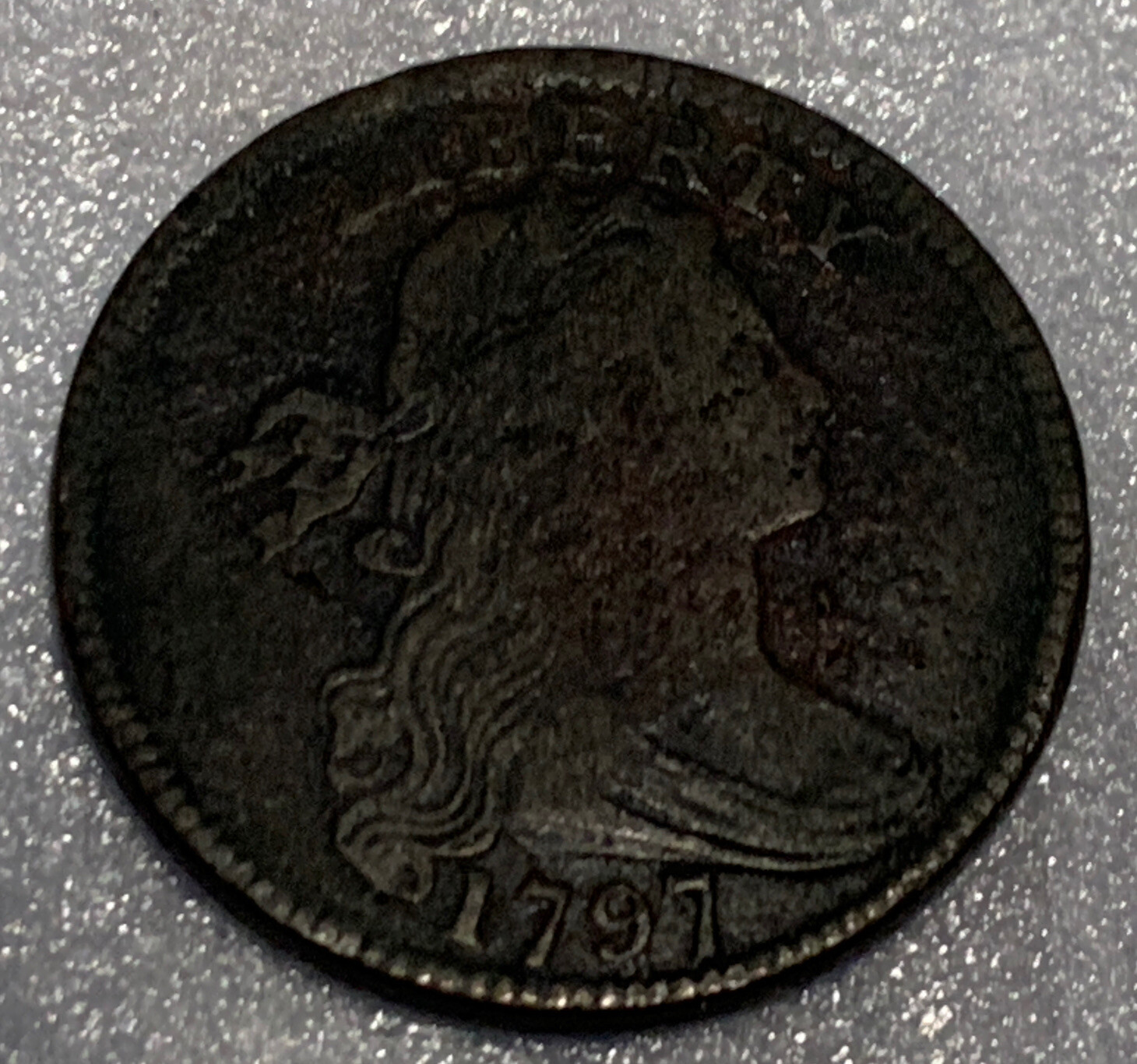 1797 Large Cent - Plain Edge - F-VF Beautiful Coin Own A Piece Of ...