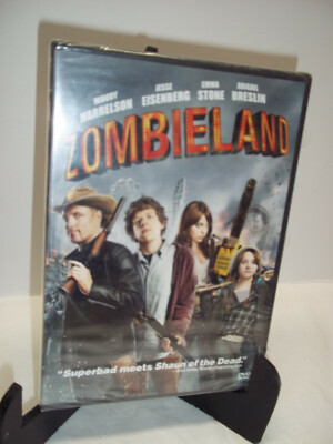 Zombieland DVD Woody Harrelson Emma Stone Jessie Eisenberg Abigail ...