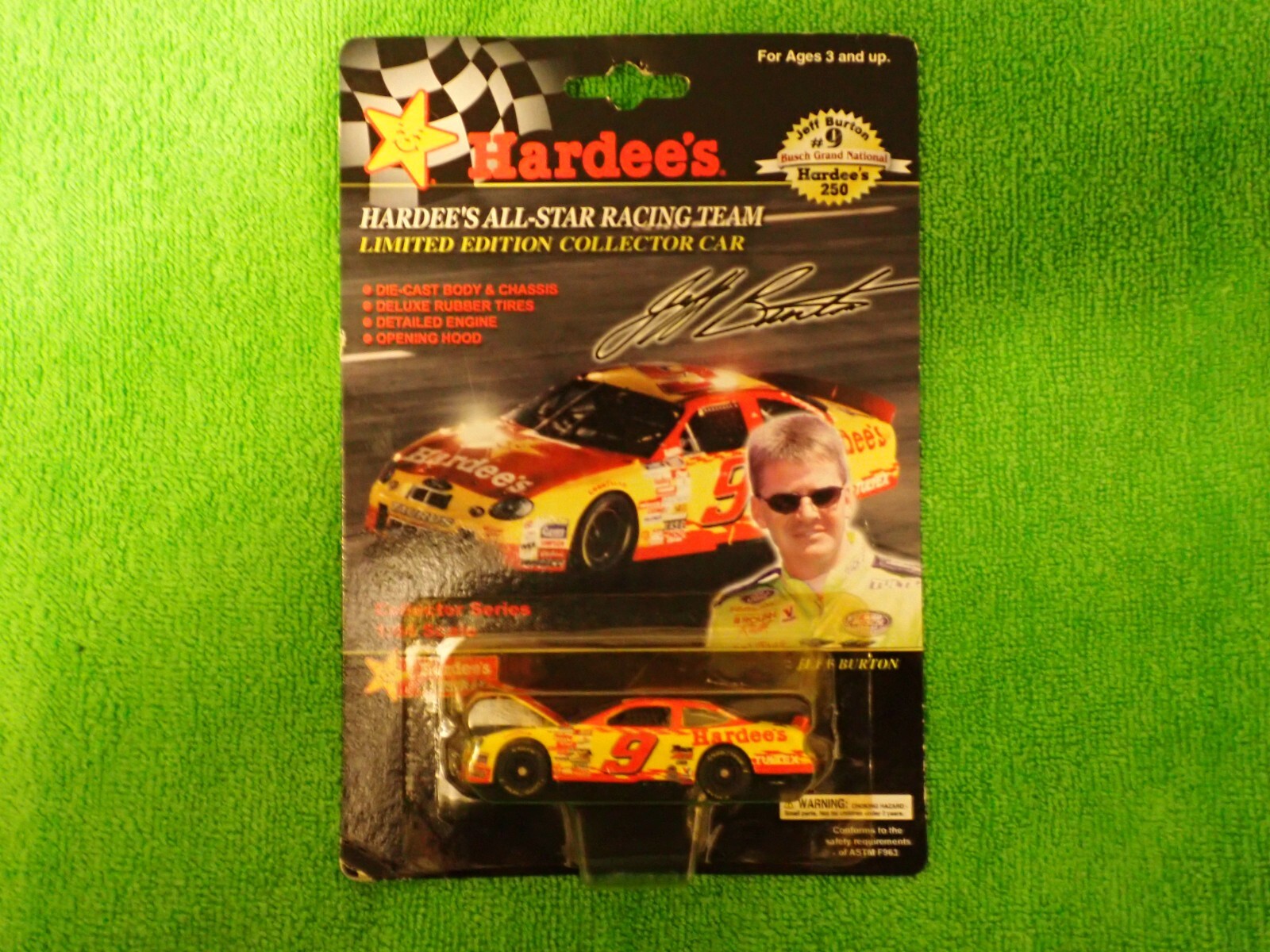 Hardee's All Star Racing Team #9 Jeff Burton 1999 Limited Edition Car ...