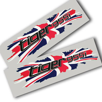Union flag jack flat colour Triumph Tiger 955i graphics stickers decals ...